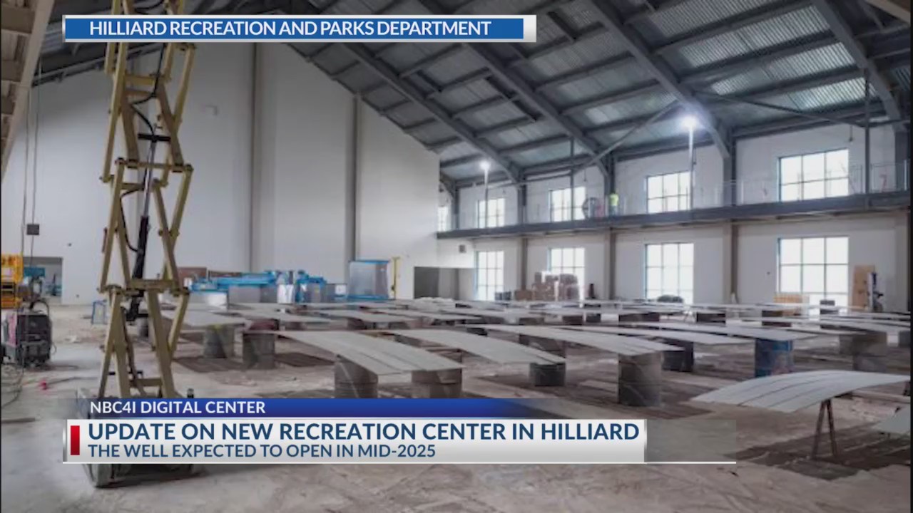 Look inside: Update on new recreation center in Hilliard – NBC4 WCMH-TV