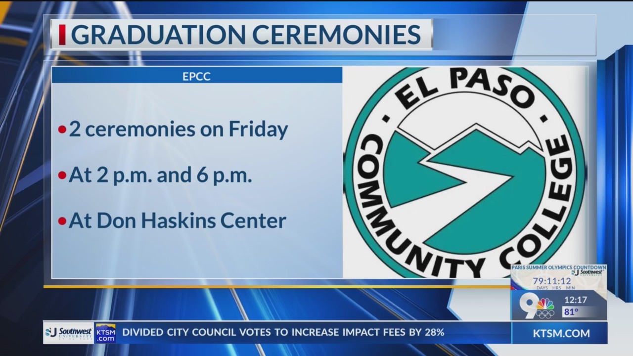 EPCC holds spring commencement ceremonies this week – KTSM 9 News