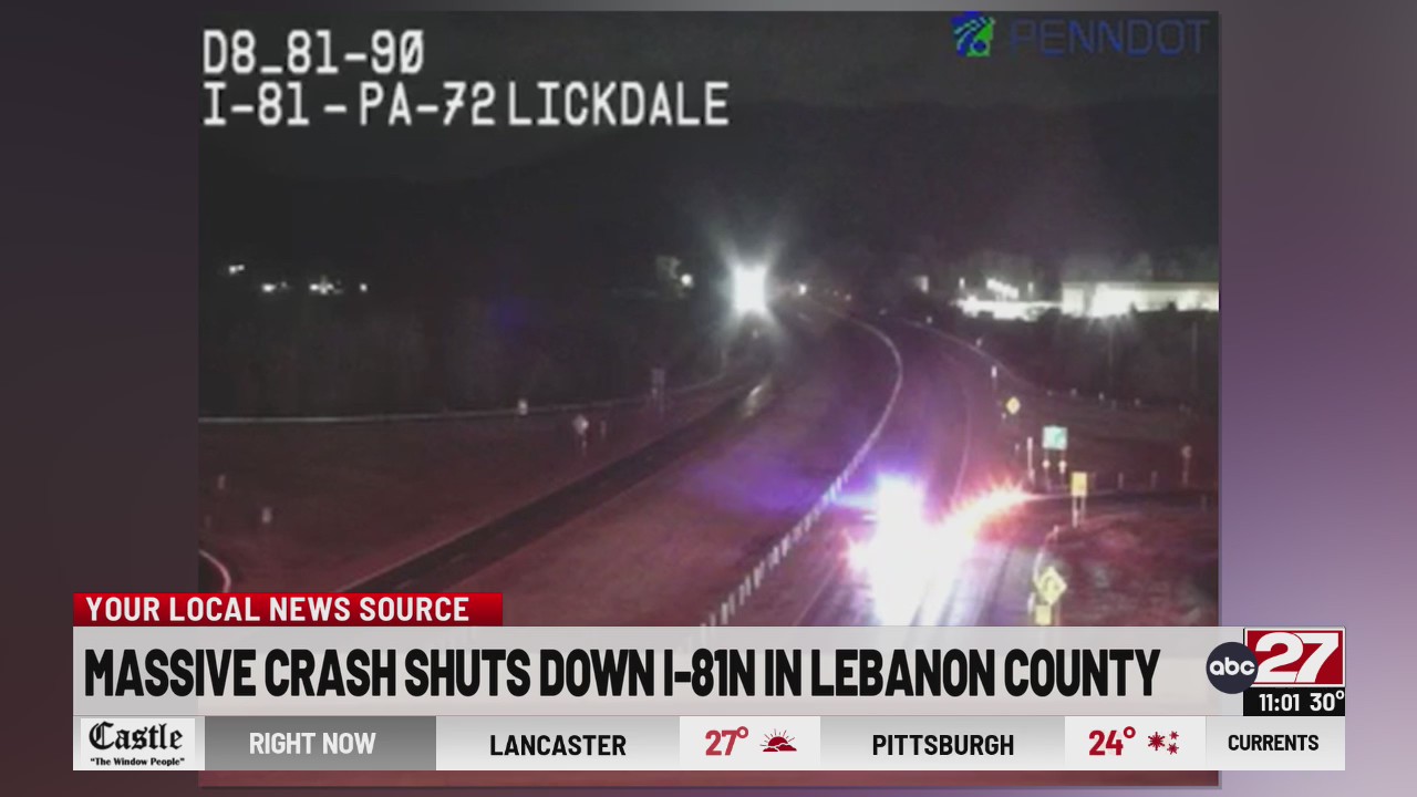 Pile-up closes I-81N in Lebanon County – PAhomepage.com