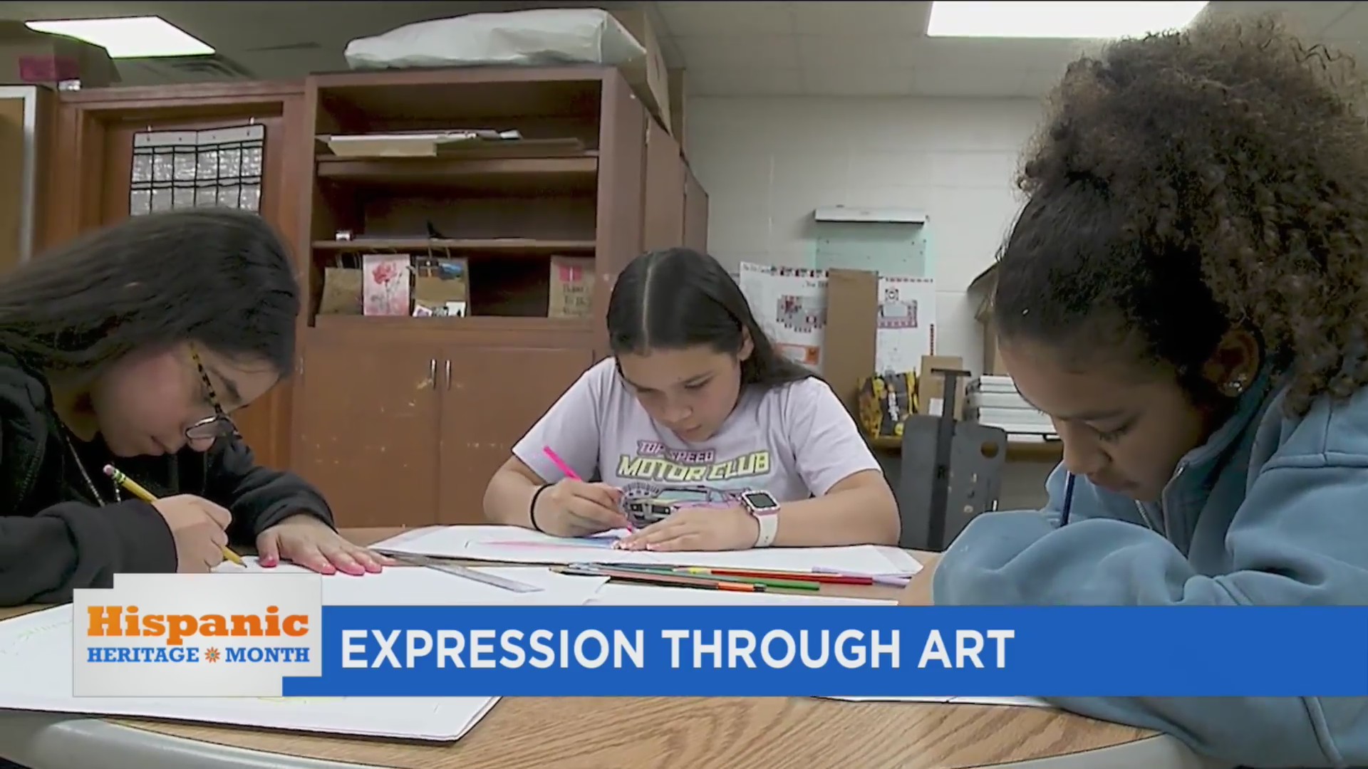 Hispanic Heritage Month: Students at Monarca Academy find self expression through art – Fox 59