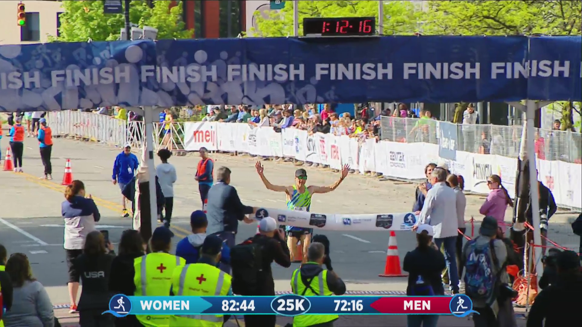 Carrie Ellwood, Casey Clinger win Amway River Bank Run 25K – WOODTV.com