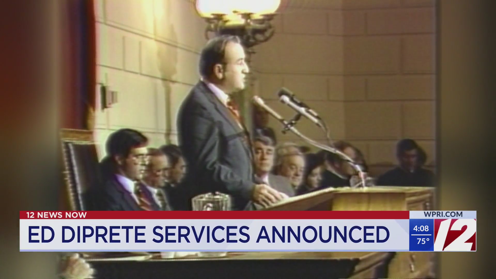 Services for former Gov. Ed DiPrete announced – WPRI.com