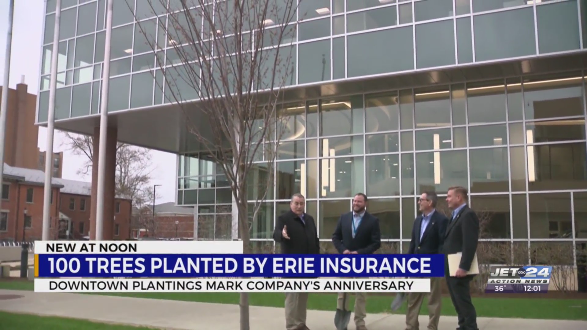 Erie Insurance plants 100th tree to celebrate 100th anniversary – WJET ...