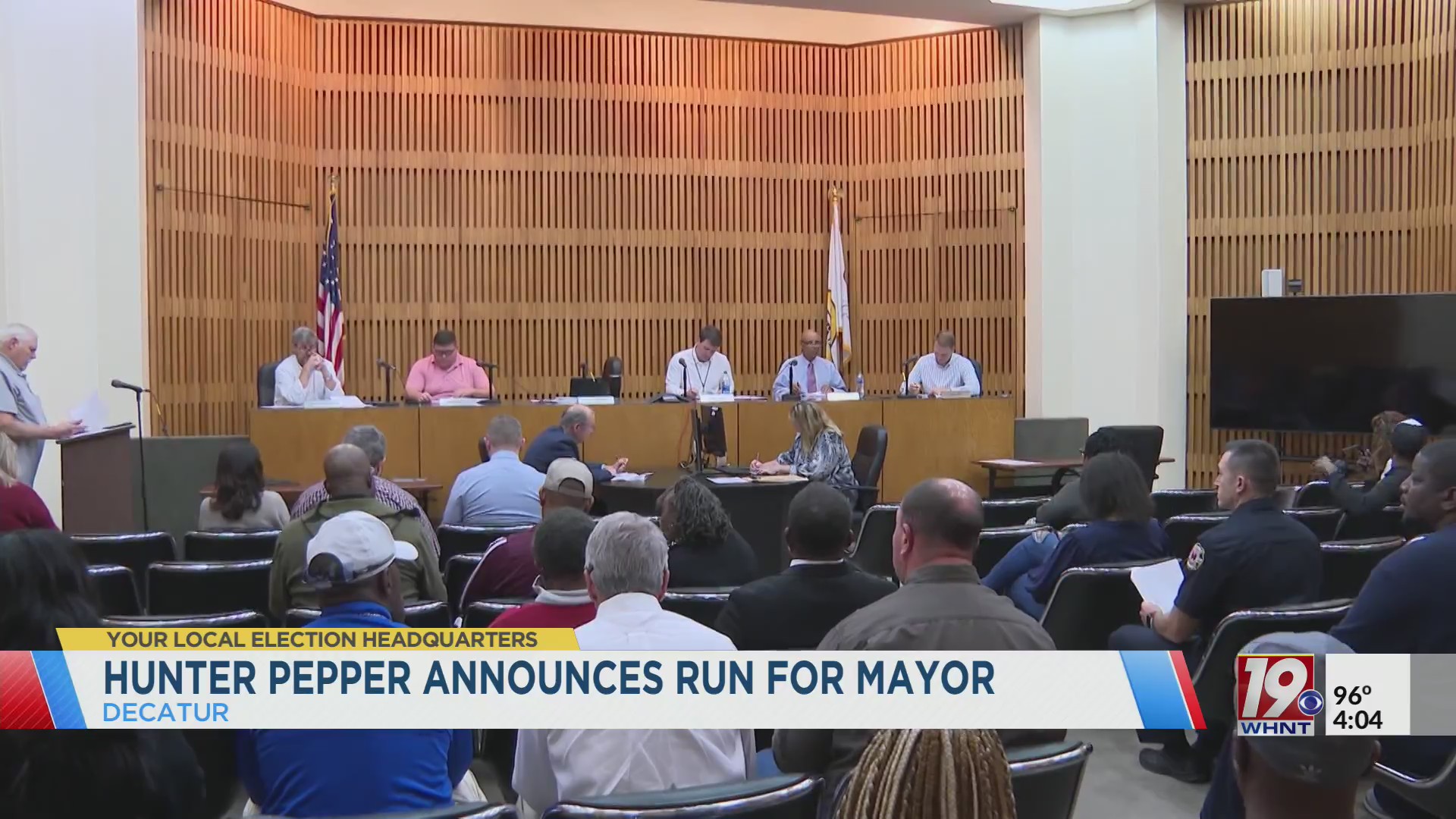 Hunter Pepper Announces Run for Mayor | June 24, 2025 | News 19 at 4 p ...