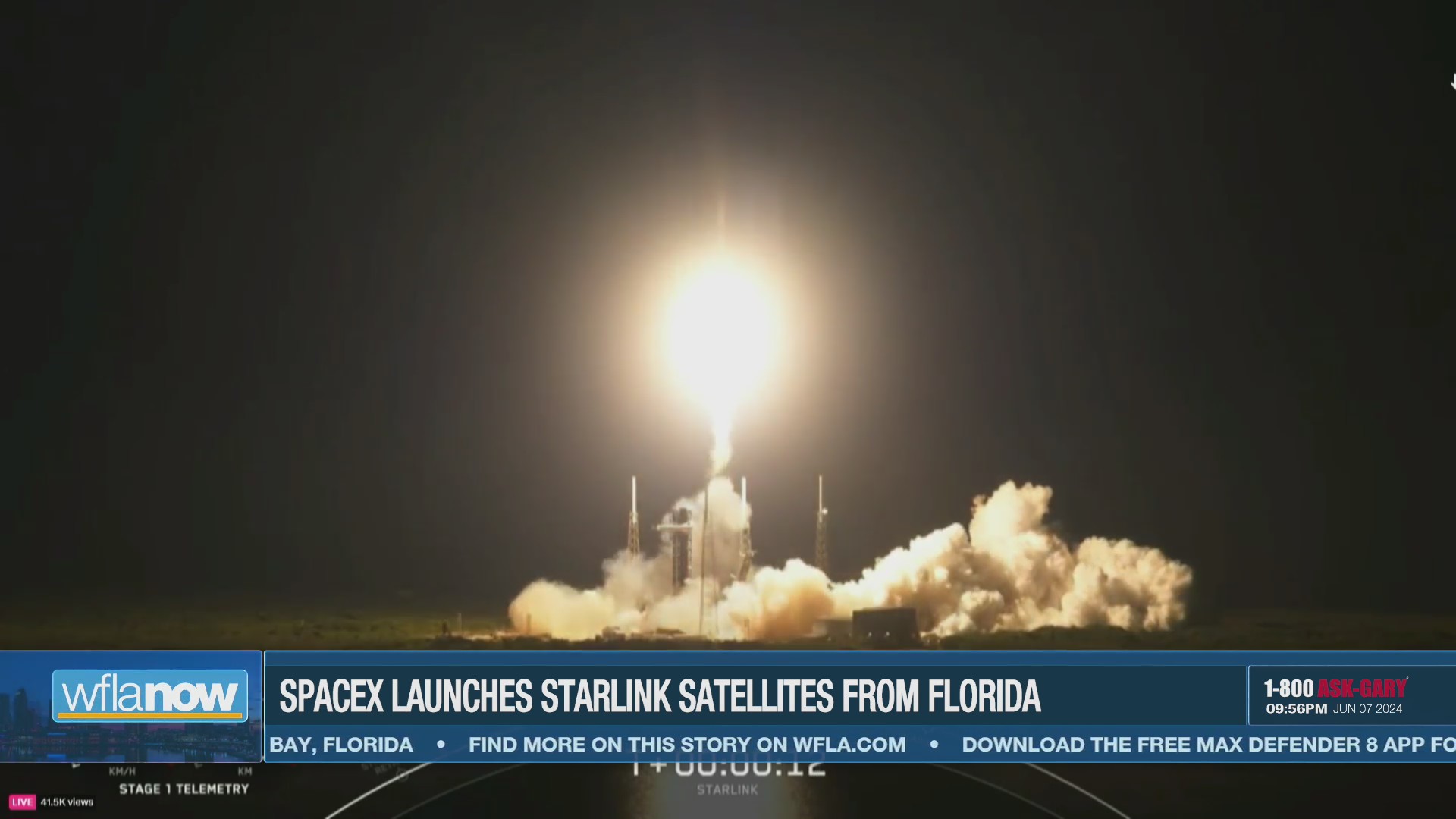 SpaceX Launch June 7, 2024 – WFLA