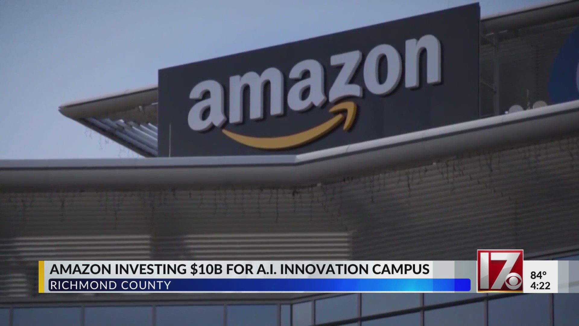 Amazon investing $10 billion for AI innovation campus in North Carolina ...