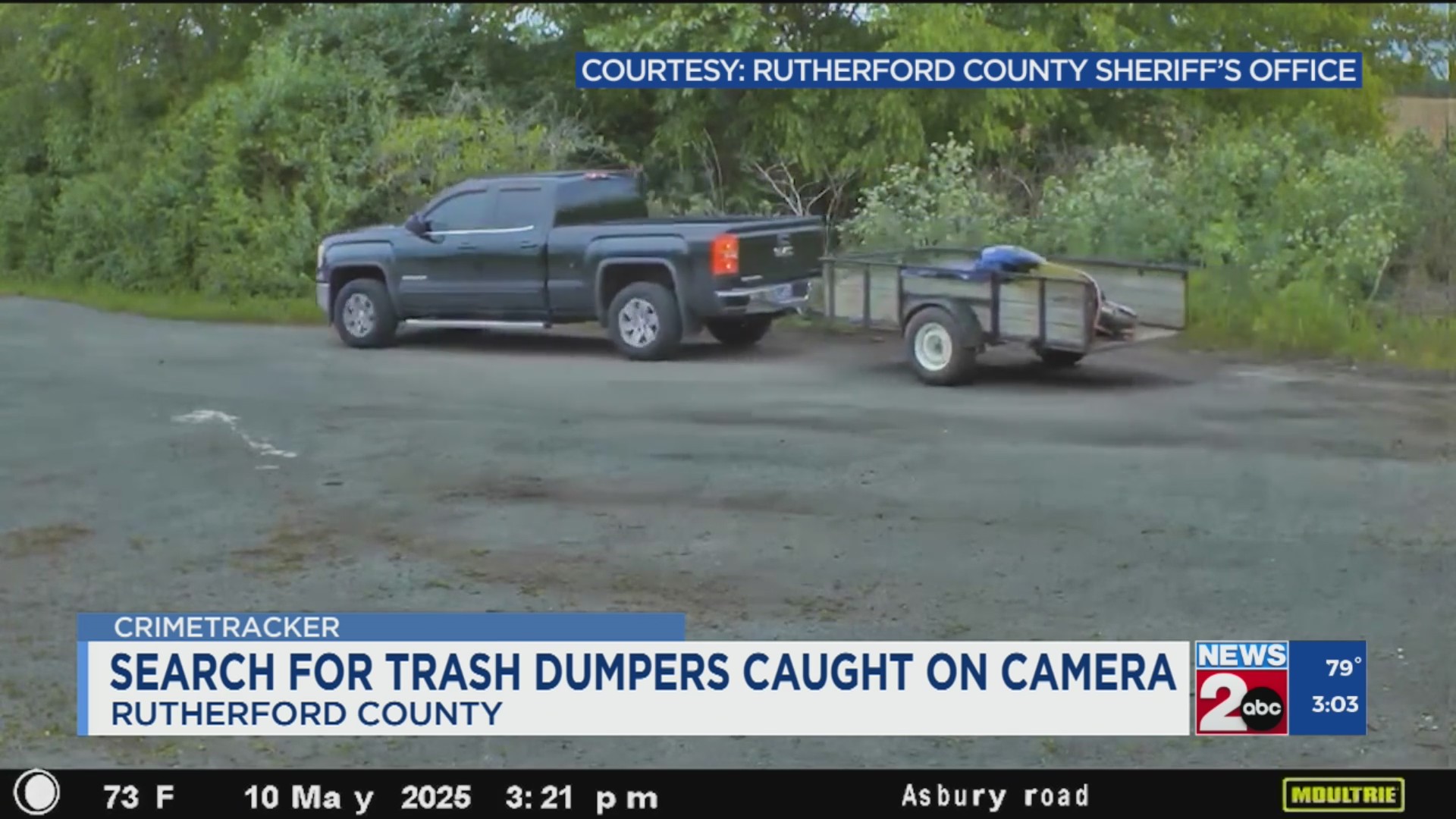 Search for trash dumpers caught on camera in Rutherford County, TN ...
