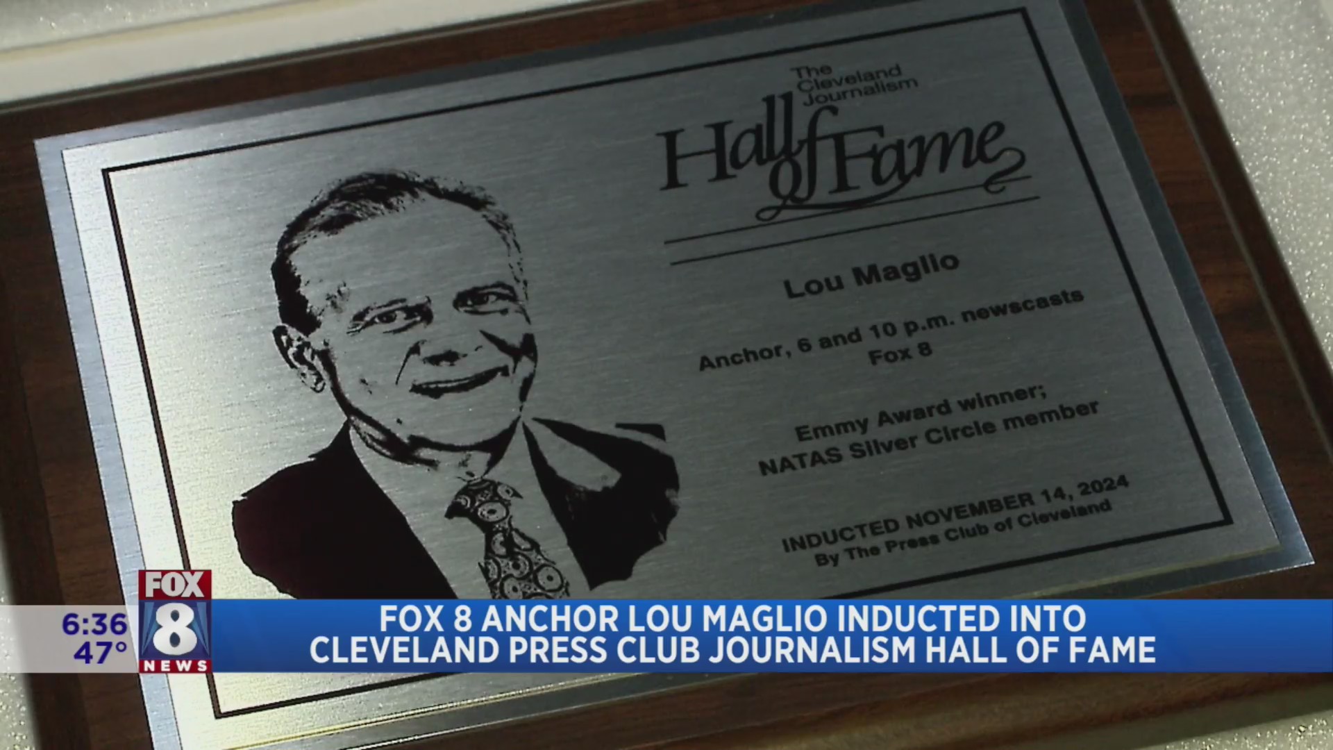 FOX 8’s Lou Maglio inducted into Cleveland Press Club Journalism Hall ...
