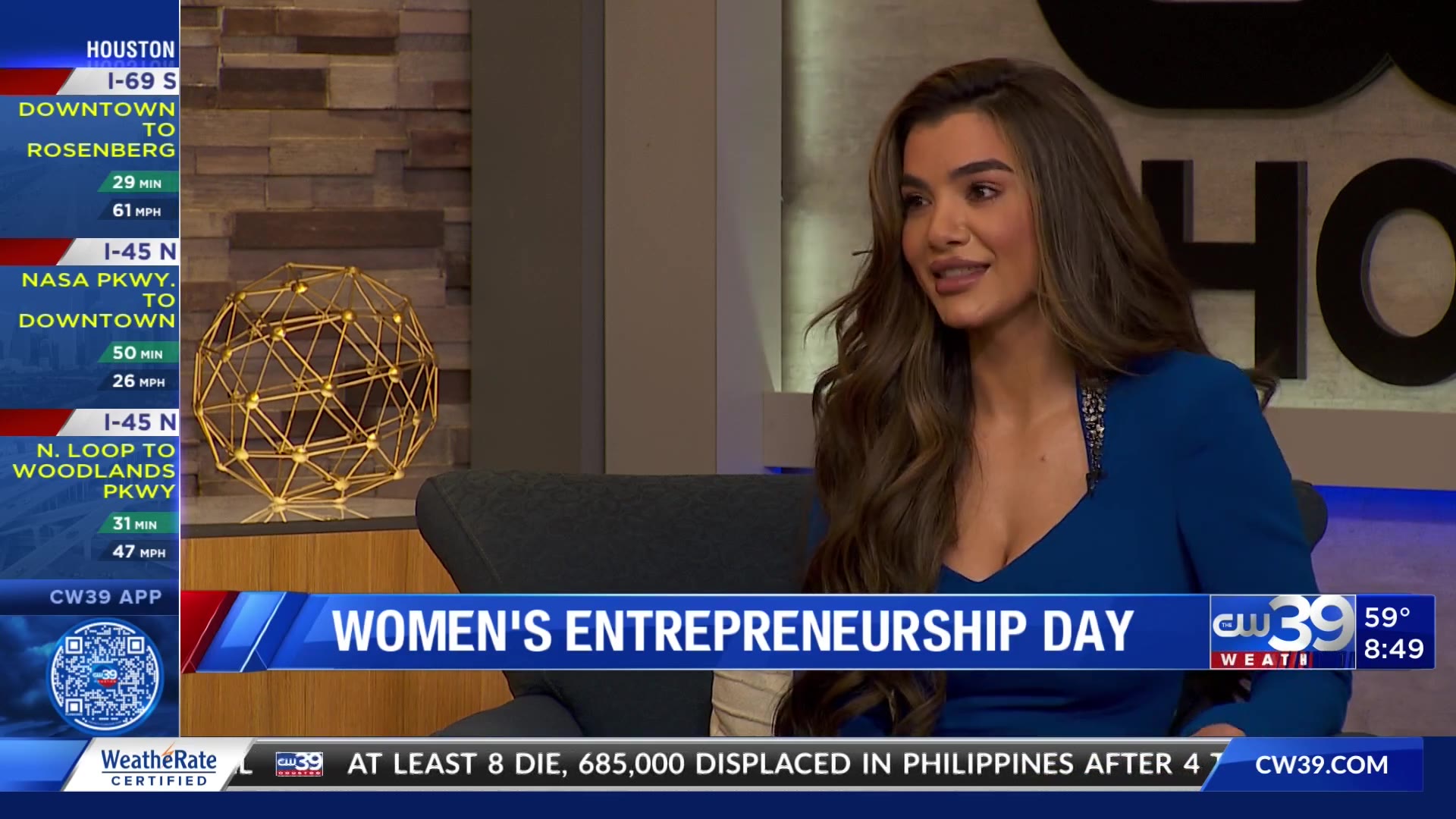 CW39 Houston speaks with Hanin Al Qoreishy for Women’s Entrepreneurship ...