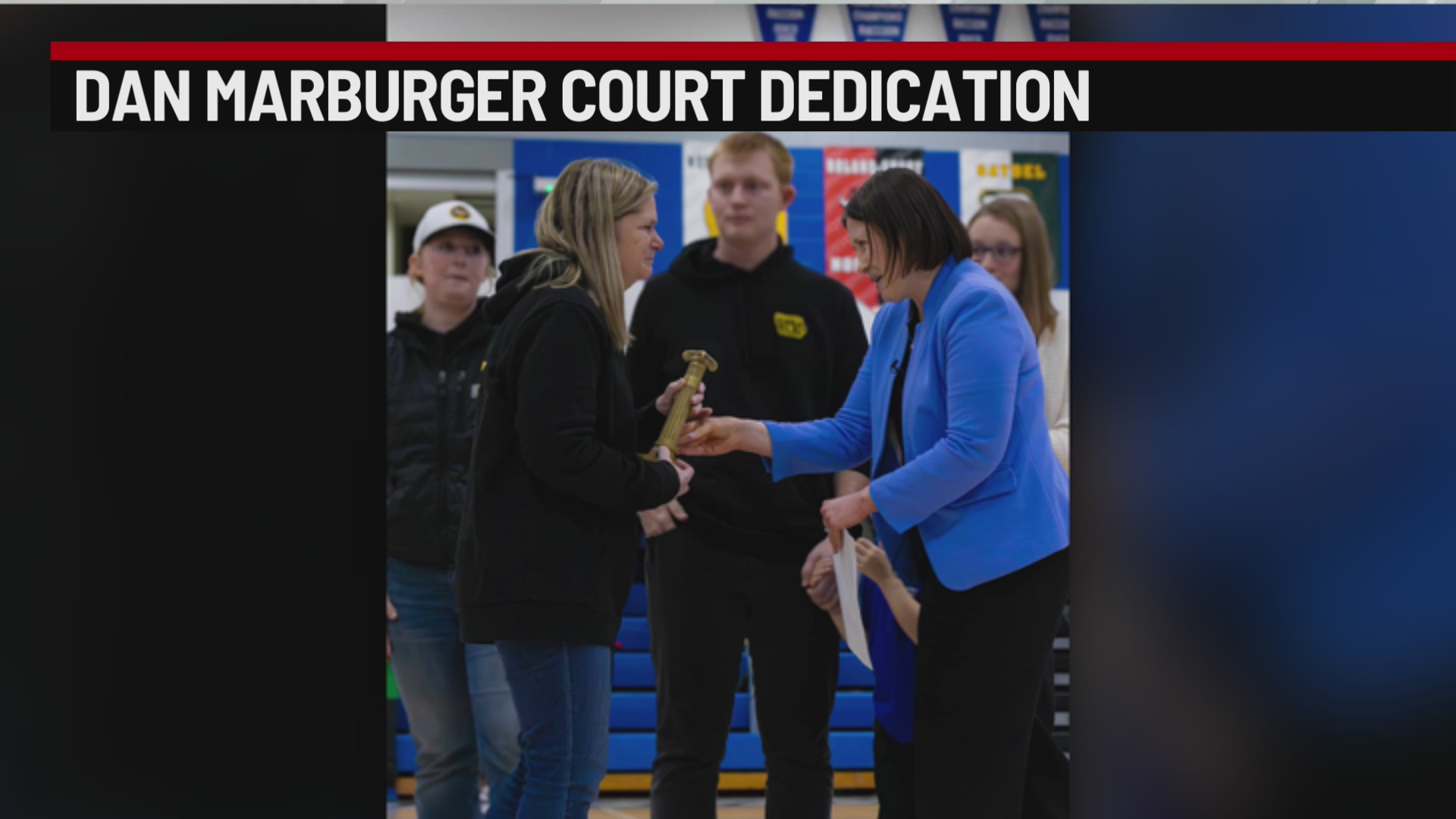 Perry High School gym dedication for longtime principal Dan Marburger ...
