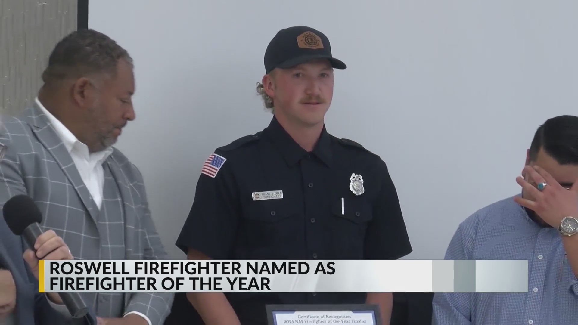 Roswell firefighter named Firefighter of the Year – KRQE NEWS 13 ...
