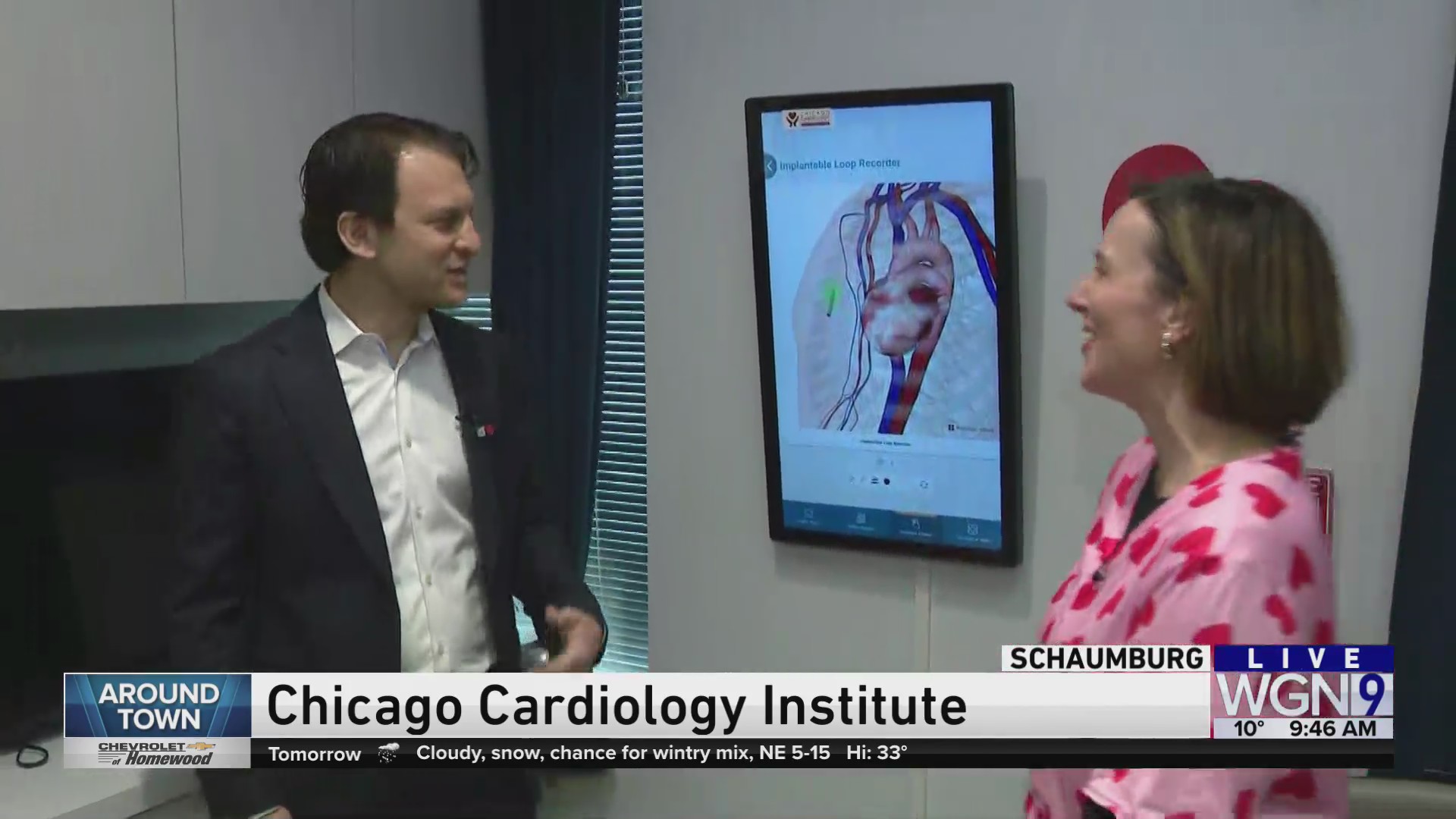 Around Town – Chicago Cardiology Institute – WGN-TV