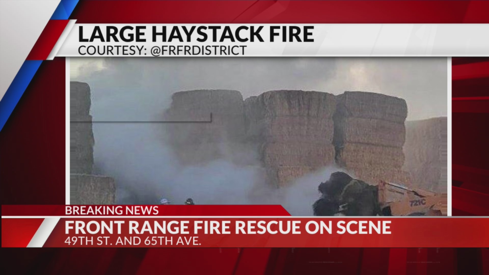 Crews battle haystack fire in Weld County – FOX31 Denver