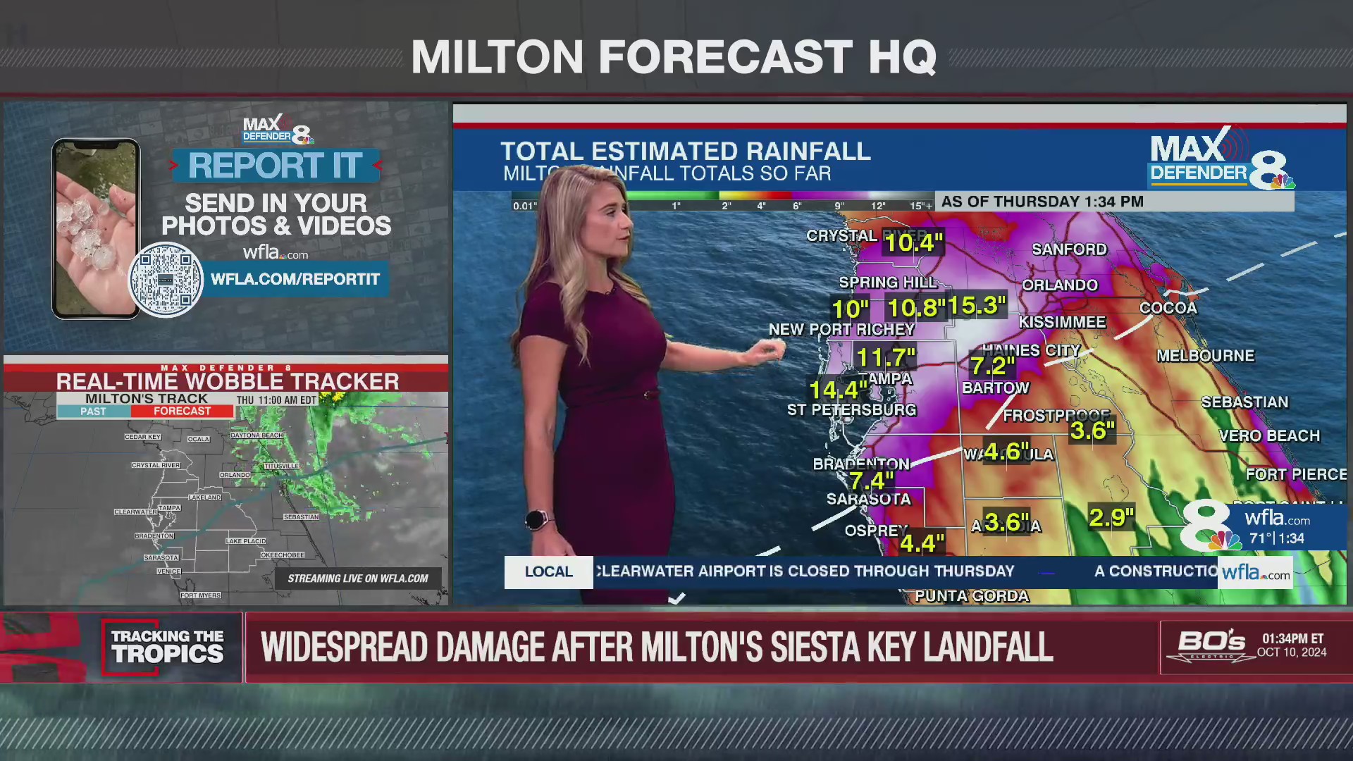 2024 now the wettest year for Tampa Bay, Max Defender 8 meteorologists ...
