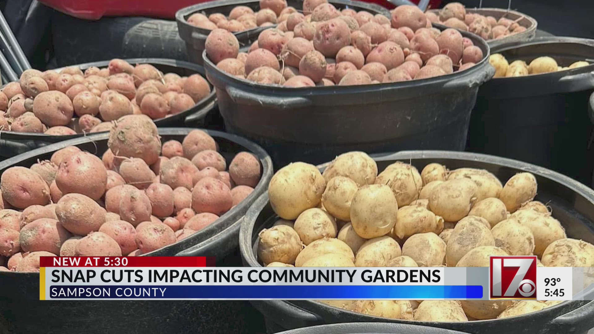 SNAP cuts impacting community gardens in Sampson County – CBS17.com