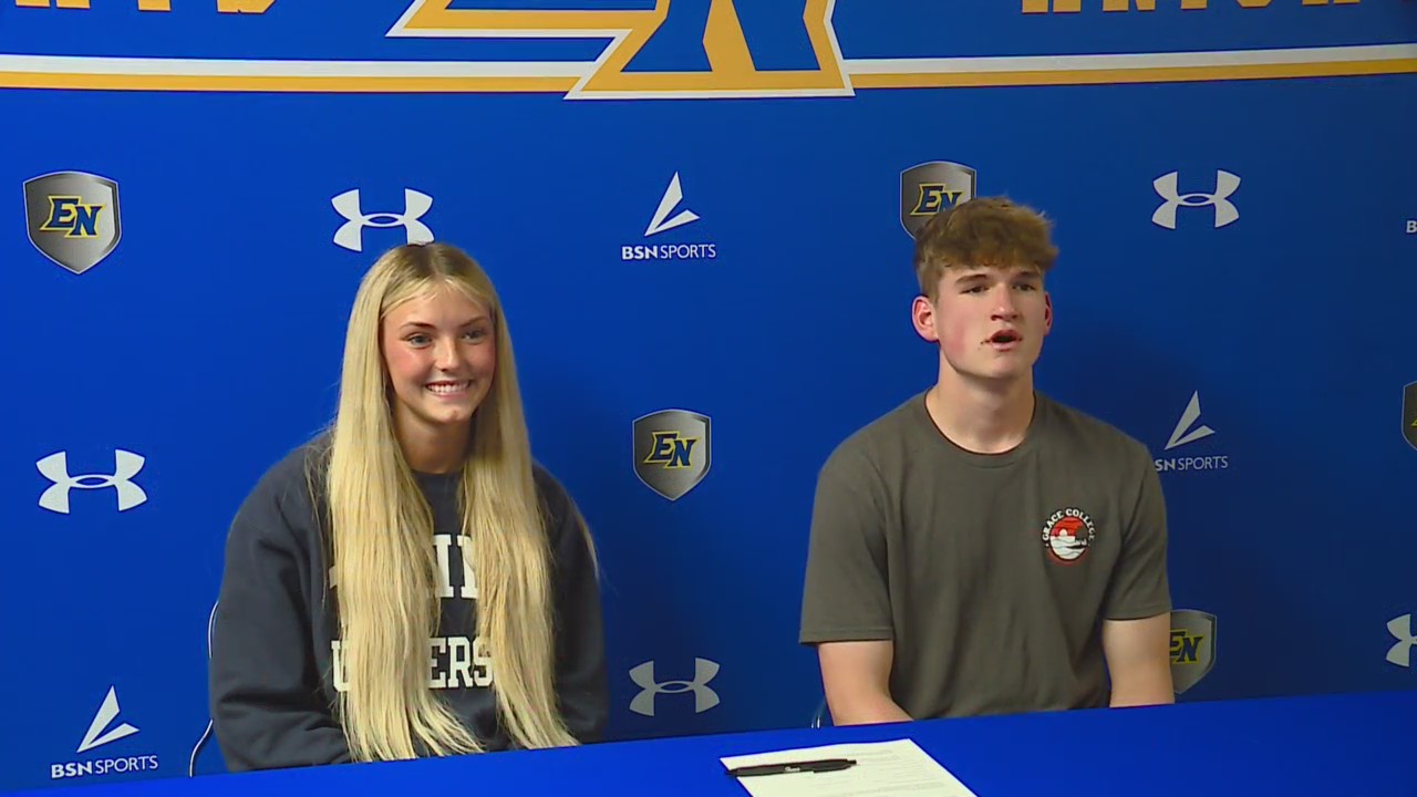 East Noble’s Kinsey Cole and Brayden Collins sign for college – WANE 15
