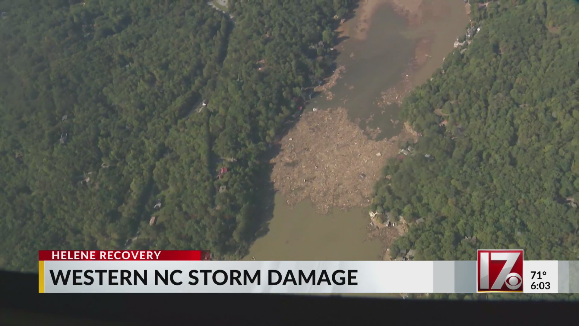 Aerial look of Hurricane Helene’s damage – CBS17.com