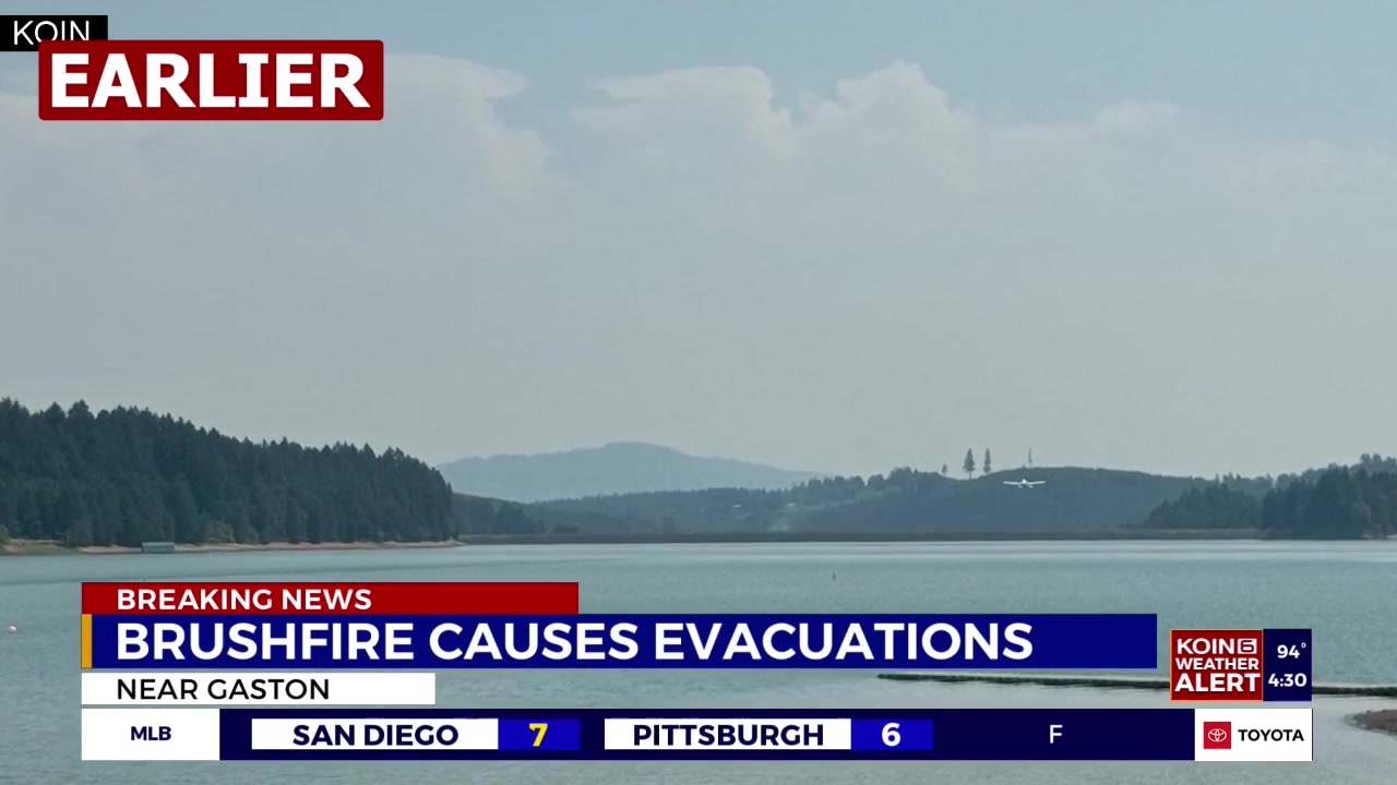 KOIN NOW: Lee Falls Fire conditions as fire burns near Hagg Lake – KOIN.com