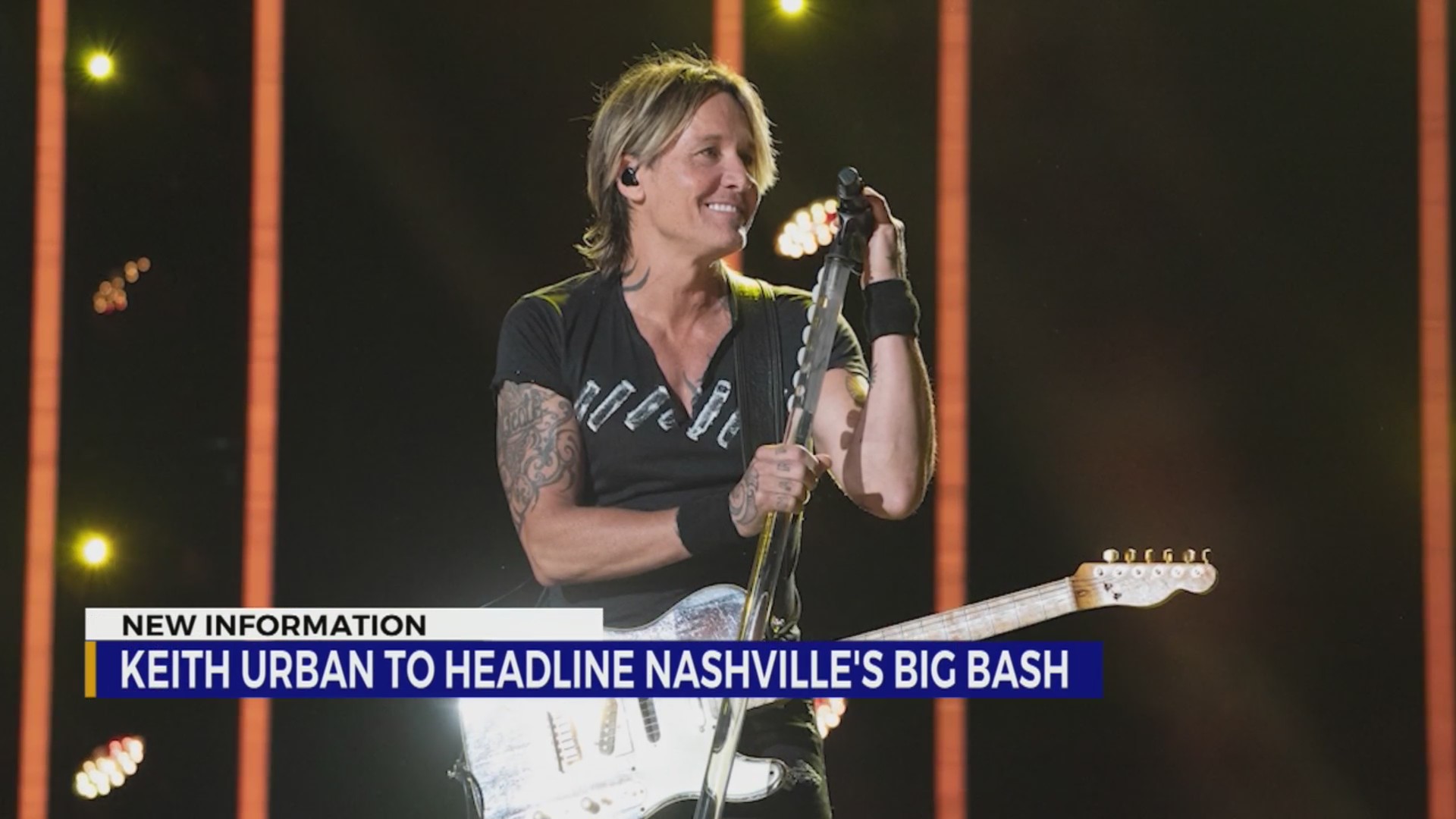 Keith Urban to headline Nashville’s Big Bash on NYE – WKRN News 2