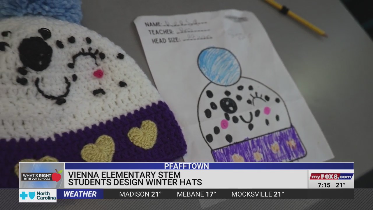 Triad second graders design their own winter hats – FOX8 WGHP