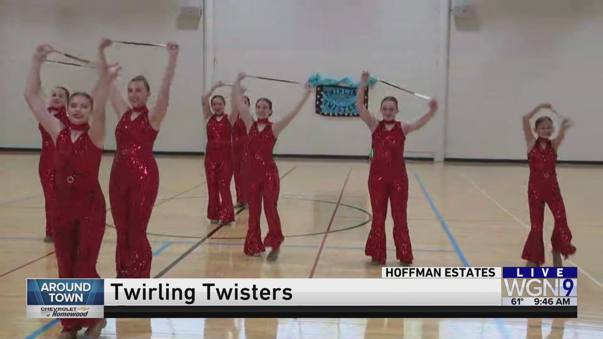 Around Town – The Twirling Twisters Baton Twirlers – WGN-TV