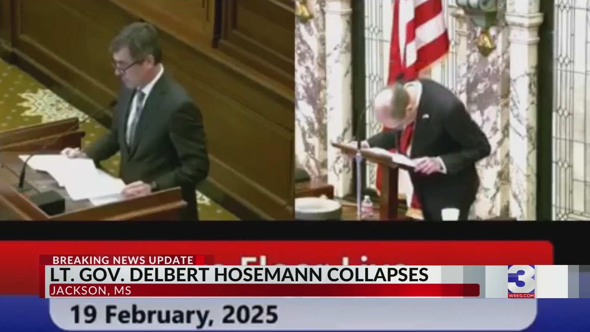 MS Lt. Governor Hosemann collapses in capitol – WREG.com