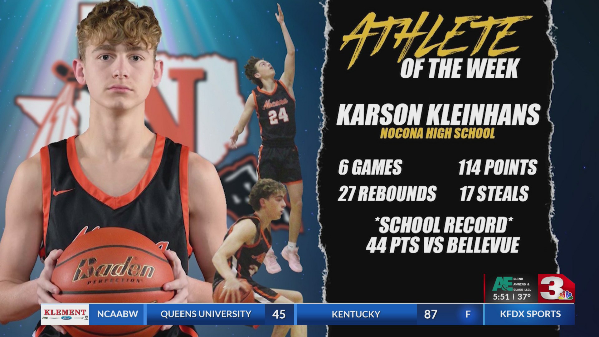 AOTW: Karson Kleinhans – Texomashomepage.com
