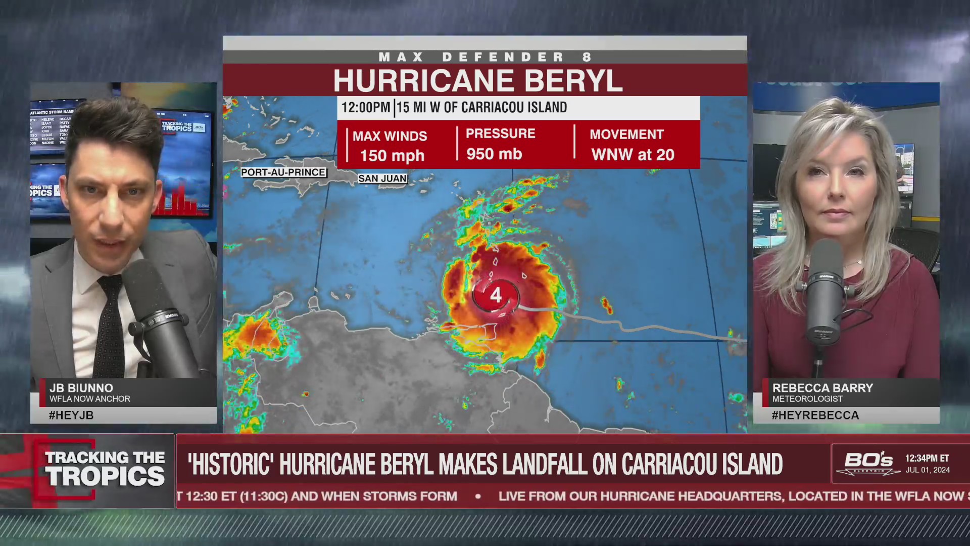 #HurricaneBeryl latest: Record-breaking storm makes landfall, pummels ...
