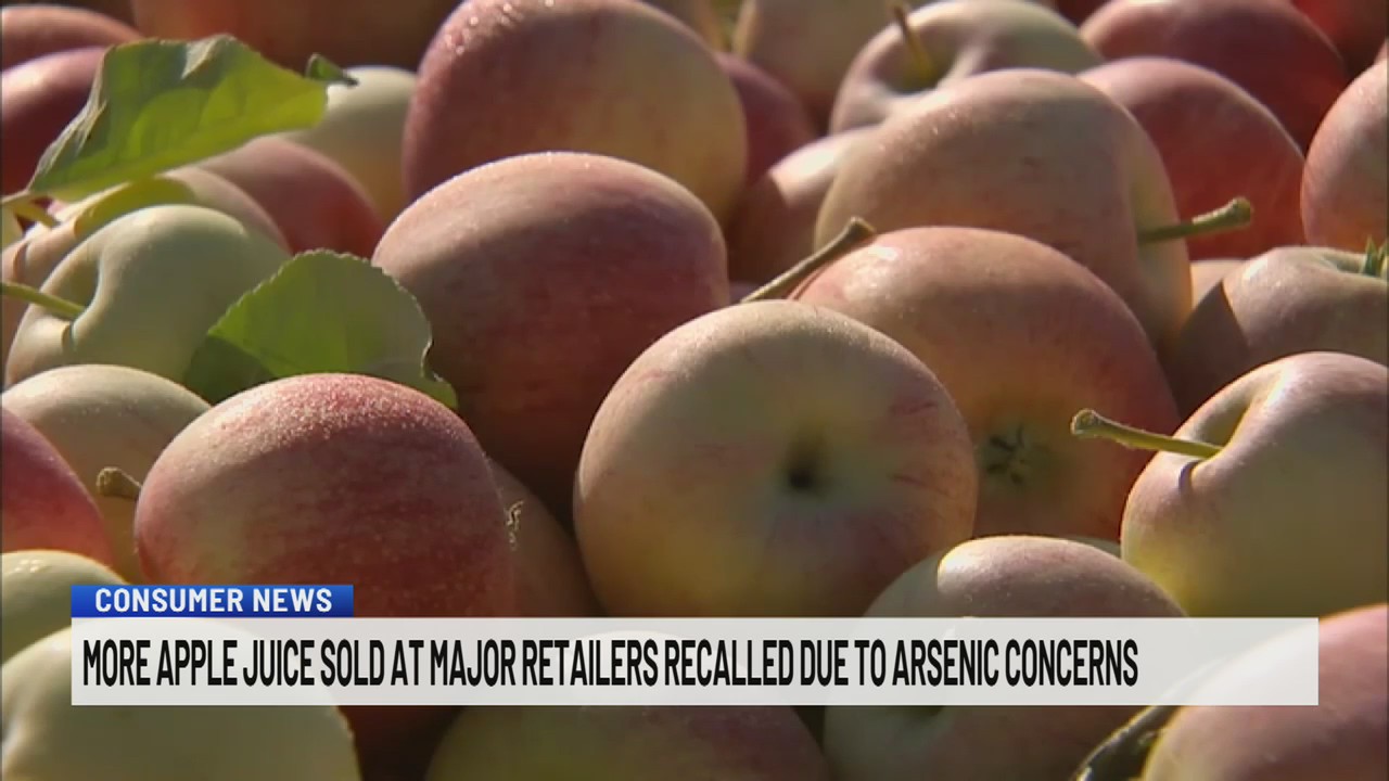 More apple juice sold at major retailers recalled due to arsenic ...