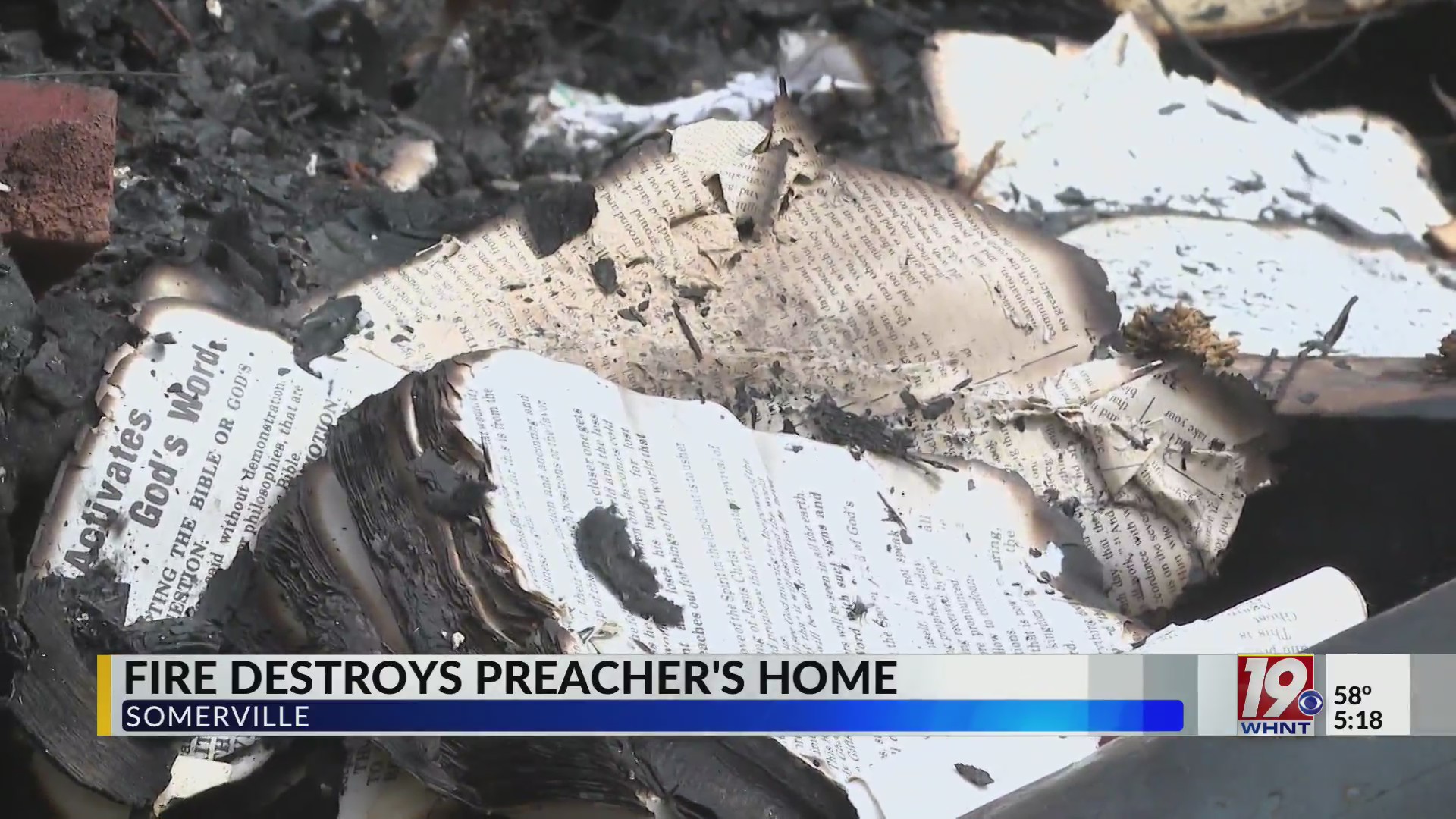 Fire Destroys Preacher’s Home | October 15, 2024 | News 19 at 5:00 ...