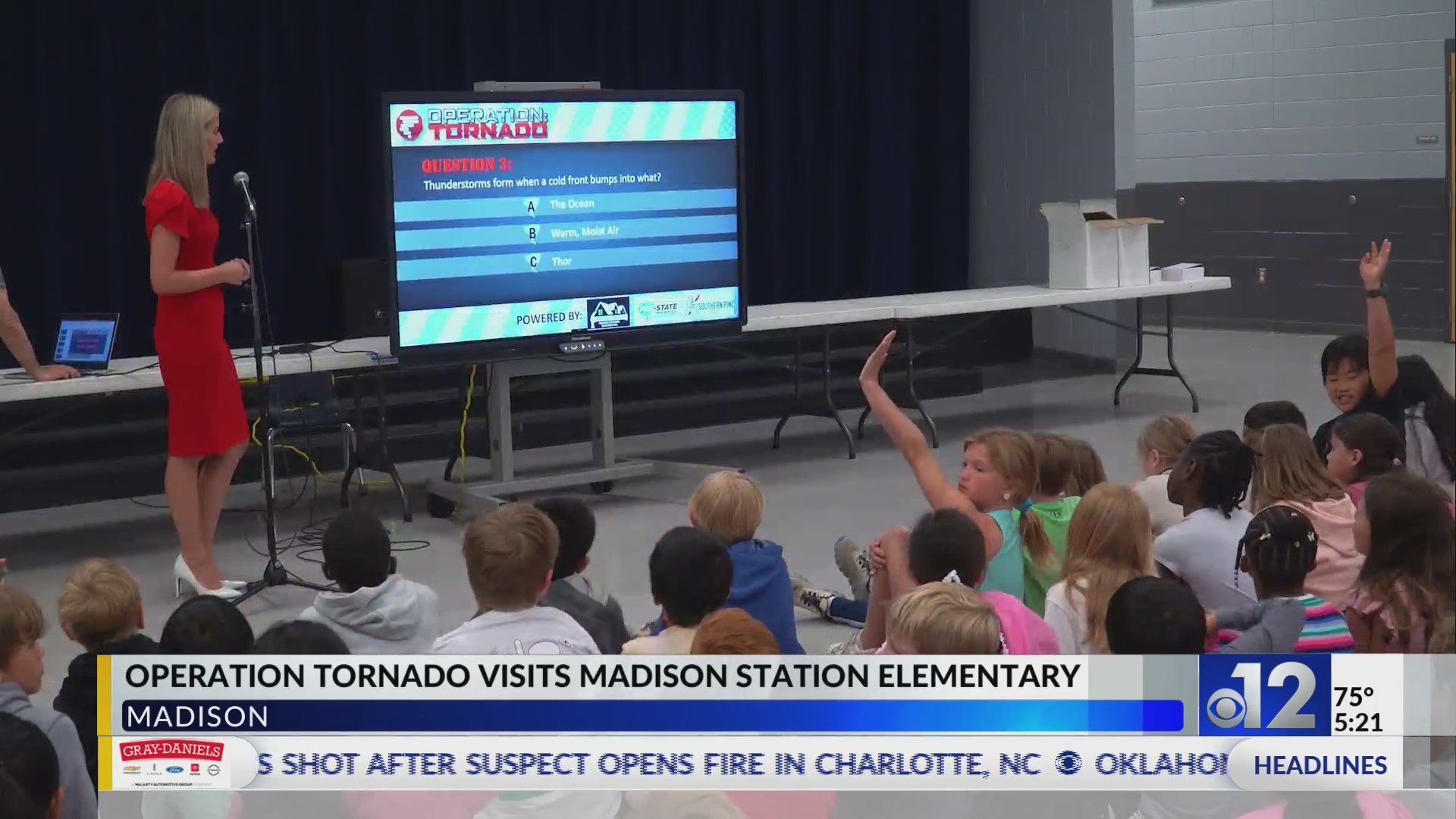 Operation Tornado visits Madison Station Elementary – WJTV