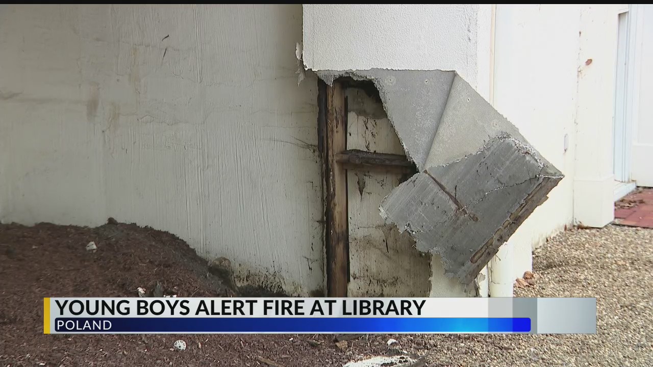 Boys riding bikes credited with catching fire at Poland Library before ...