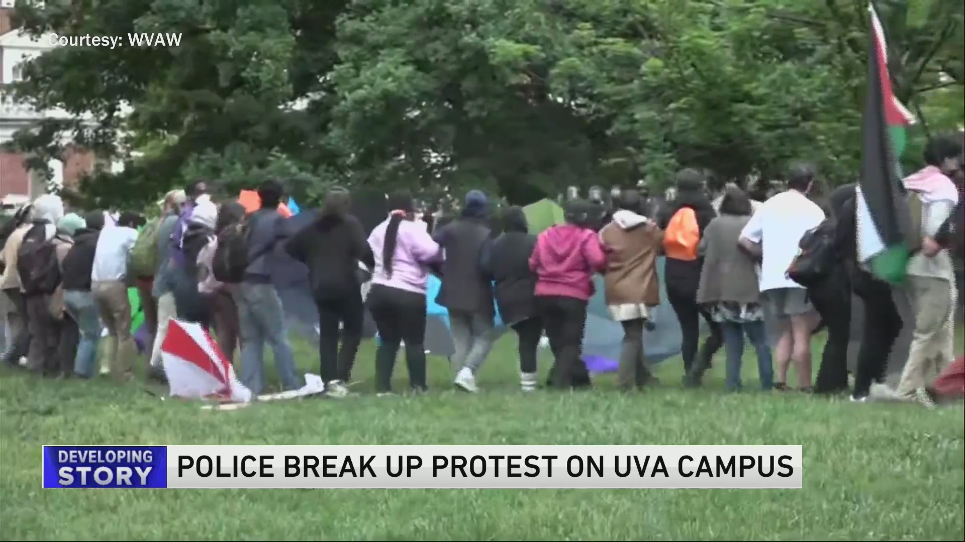 25 arrested at University of Virginia after police clash with pro ...