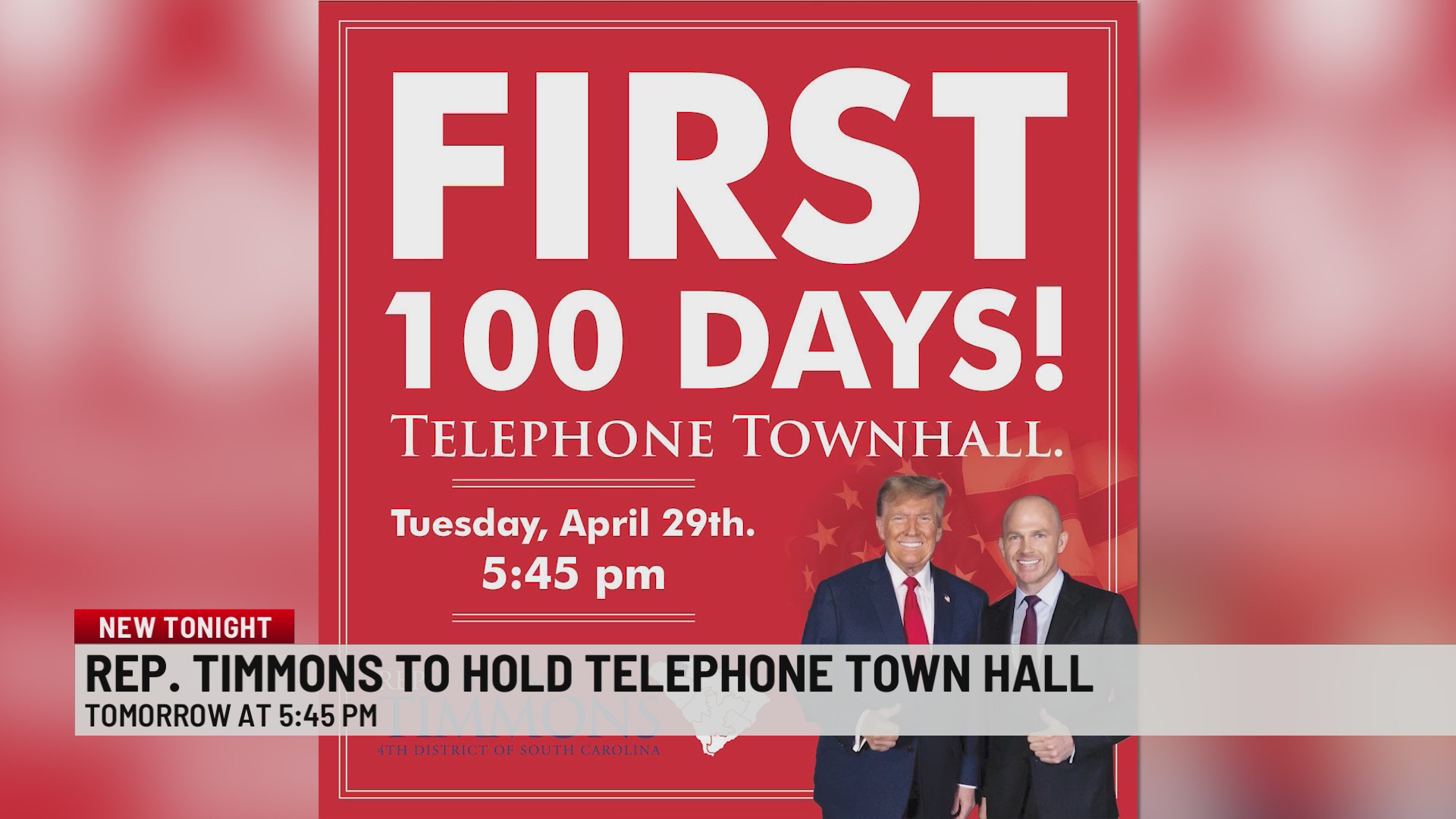 After much demand, Rep. William Timmons to host telephone town hall ...