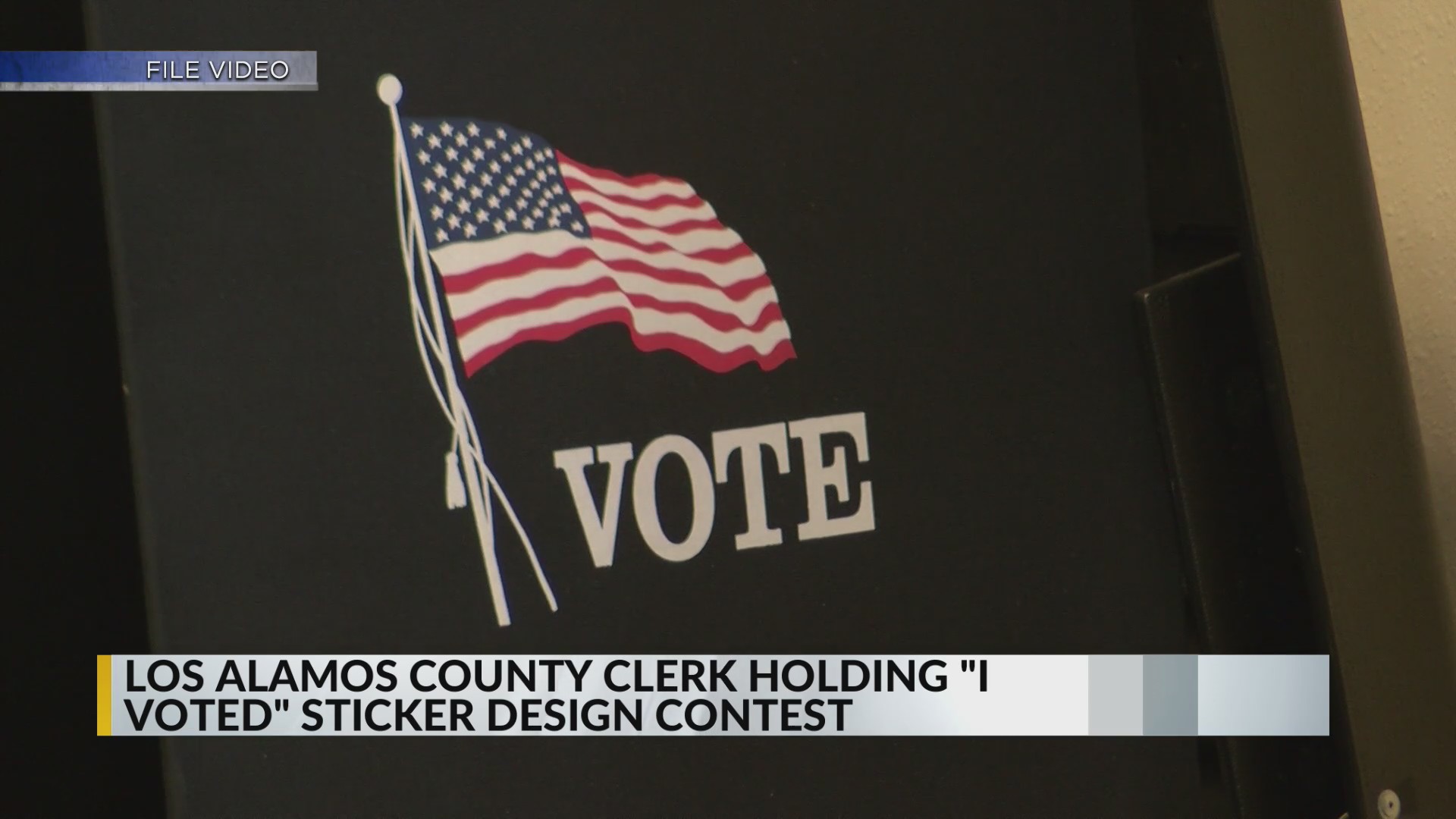 Los Alamos holding election sticker design contest – KRQE NEWS 13 ...