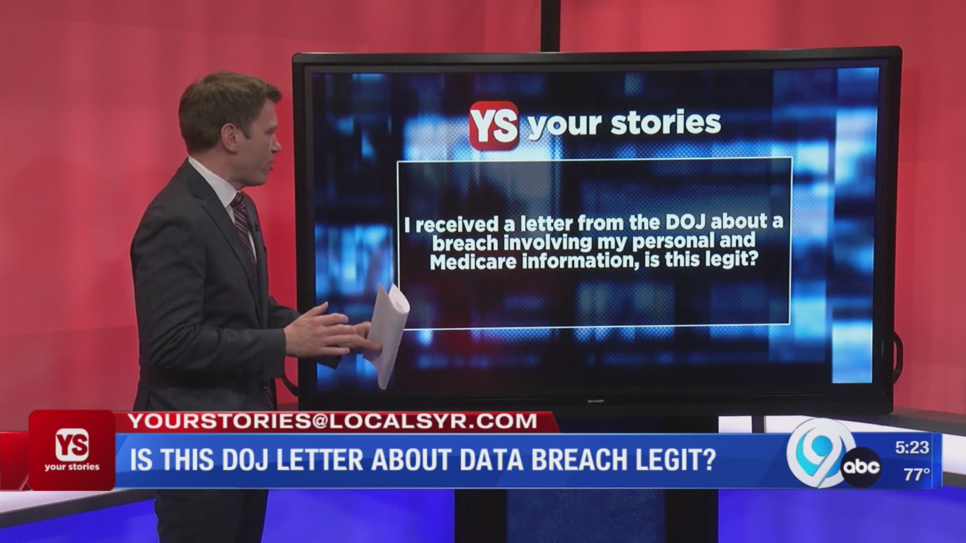 Is this DOJ letter about a data breach legitimate? – WSYR