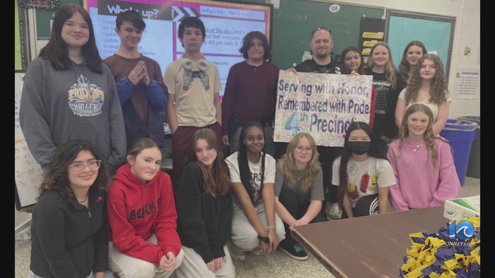 VBCPS shows support for officers killed in the line of duty – WAVY.com