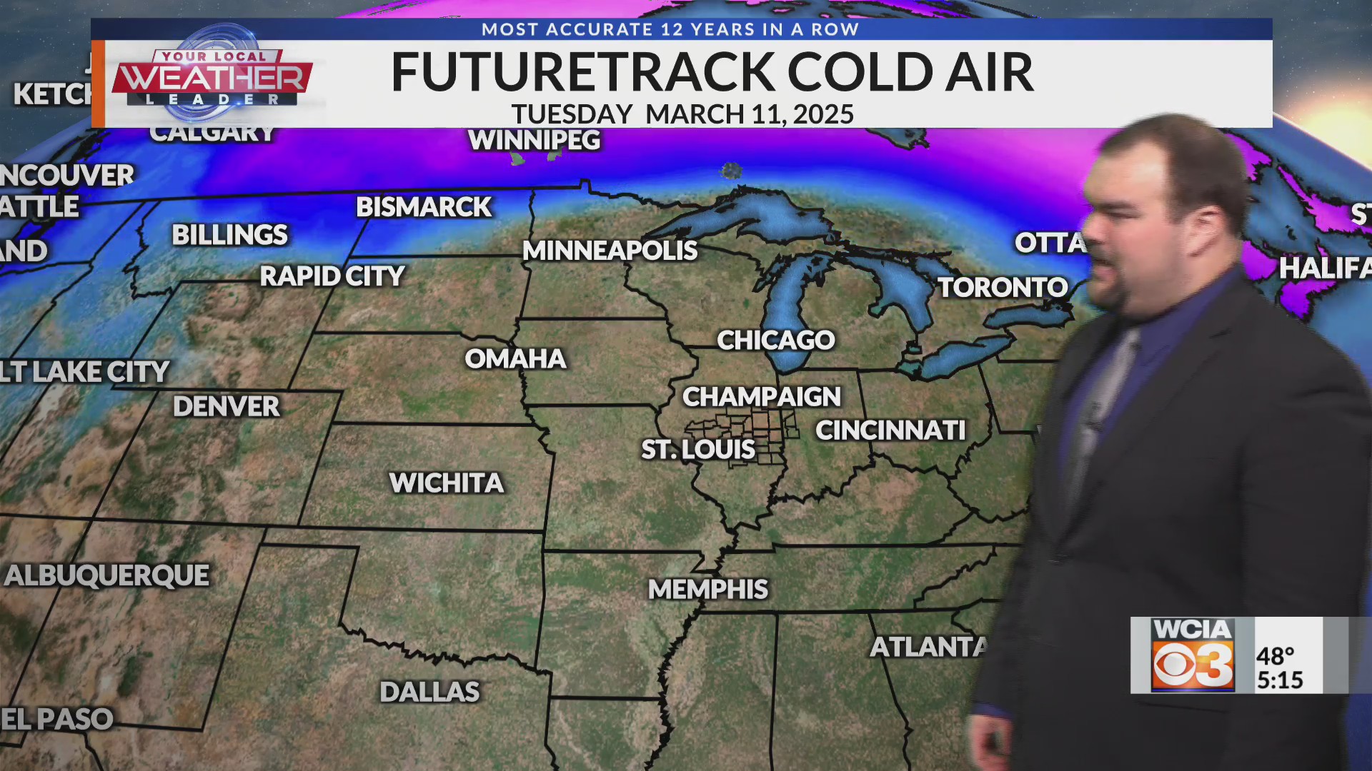 Weather Now: Rain Switches to Snow Later Today – WCIA.com