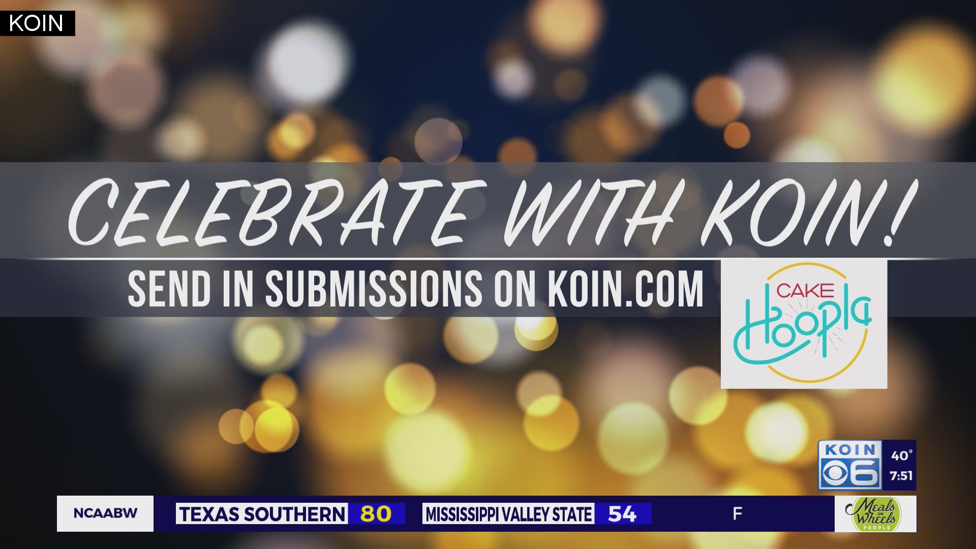 Celebrate w/ KOIn & Cake Hoopla 2 – KOIN.com