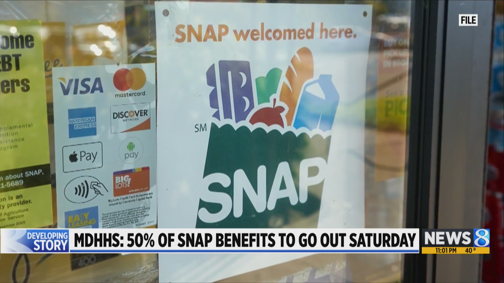 SNAP recipients to receive 50% payments starting Saturday, state says ...