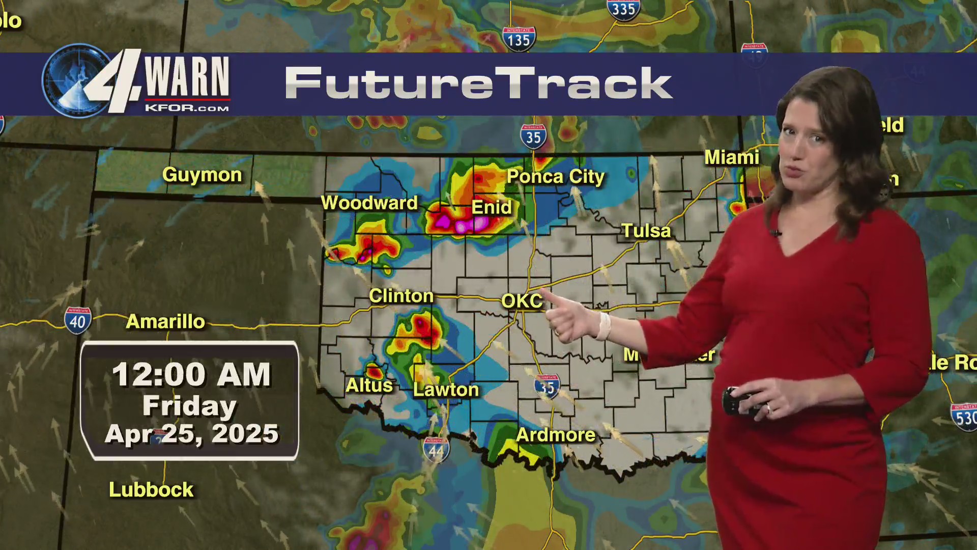 Emily Sutton details our stormy week ahead (4/23/25 6:45AM) – KFOR.com ...