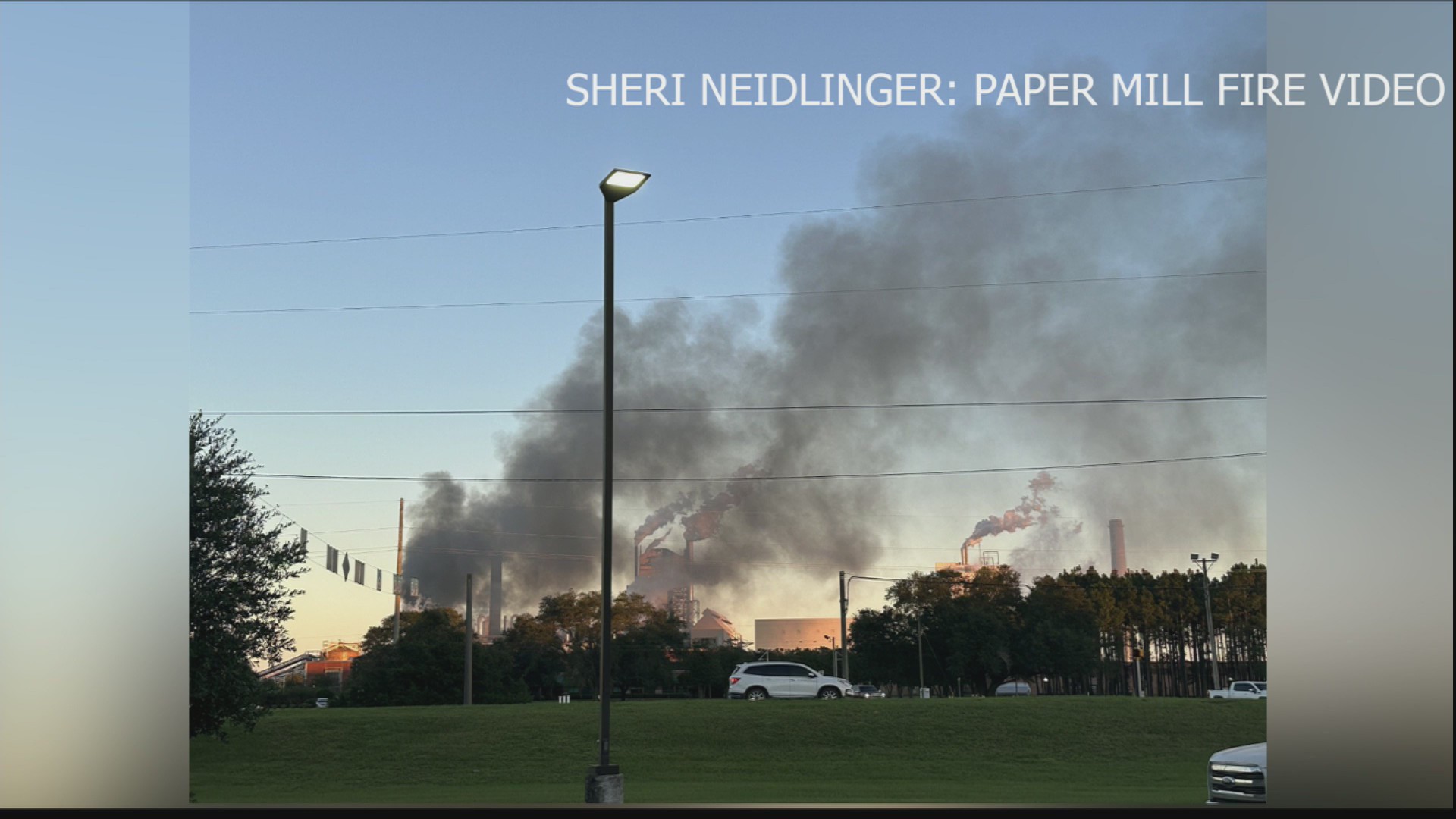 Jesup paper mill catches fire – WSAV-TV