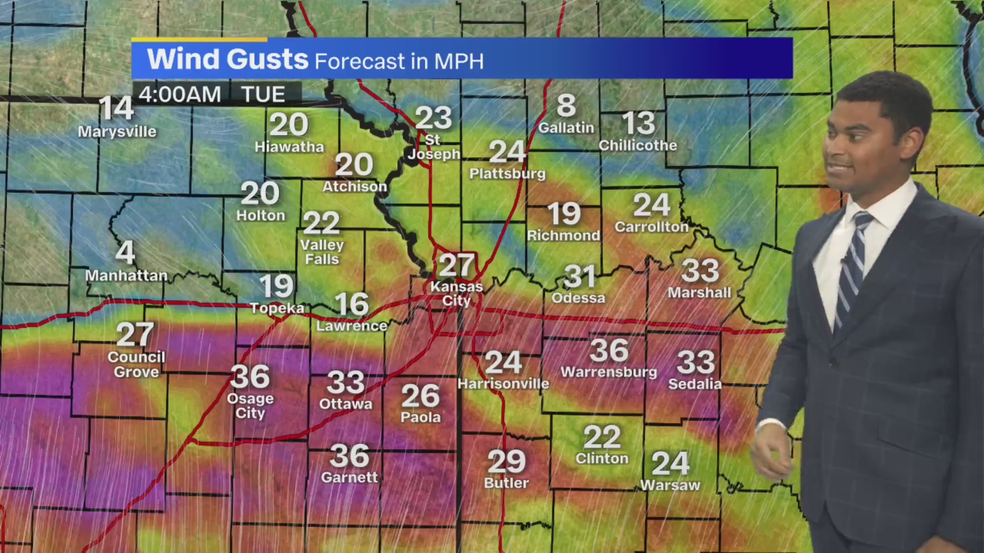 A warm and windy Monday – FOX 4 Kansas City WDAF-TV | News, Weather, Sports