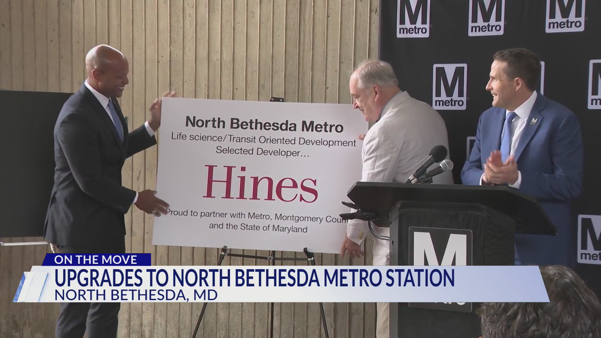 Maryland, Metro leaders announce redevelopment for North Bethesda ...