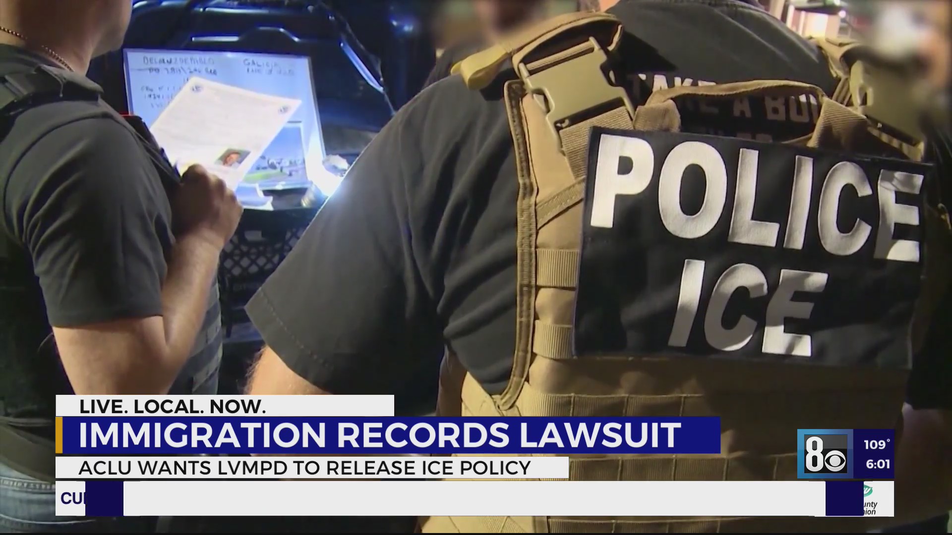 ACLU sues Las Vegas Metro police claiming it is withholding immigration ...