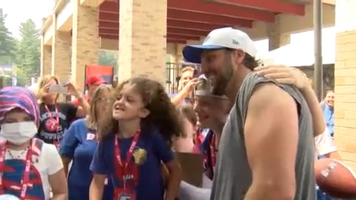 Josh Allen meets up with ‘My Cause My Cleats’ kids from Oishei Children ...
