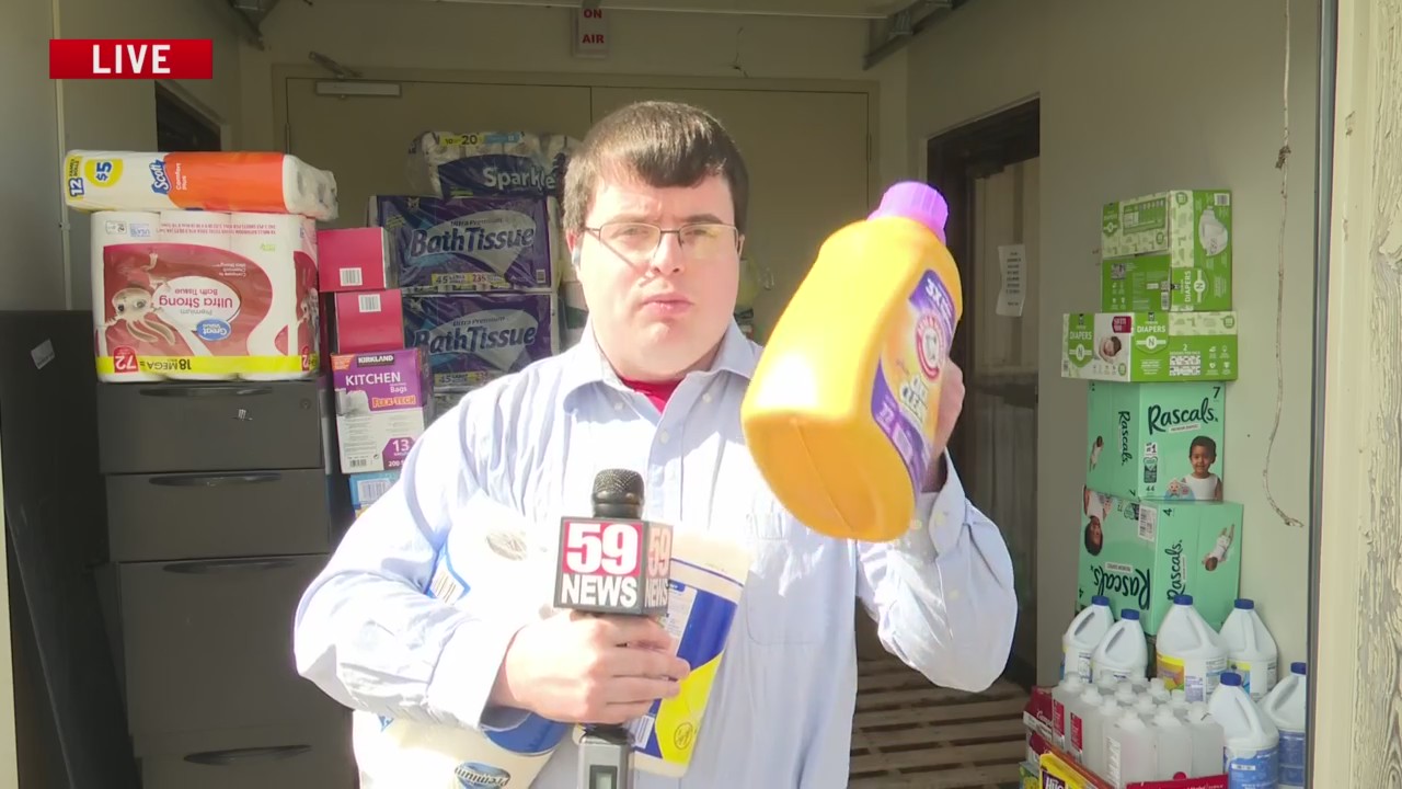 Donations come in on day 3 of the 59News flood relief drive – WVNS