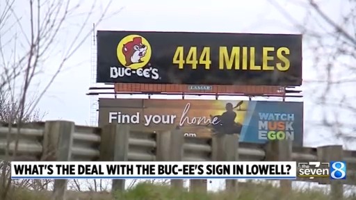 What’s with that Buc-ee’s billboard on I-96? – WOODTV.com