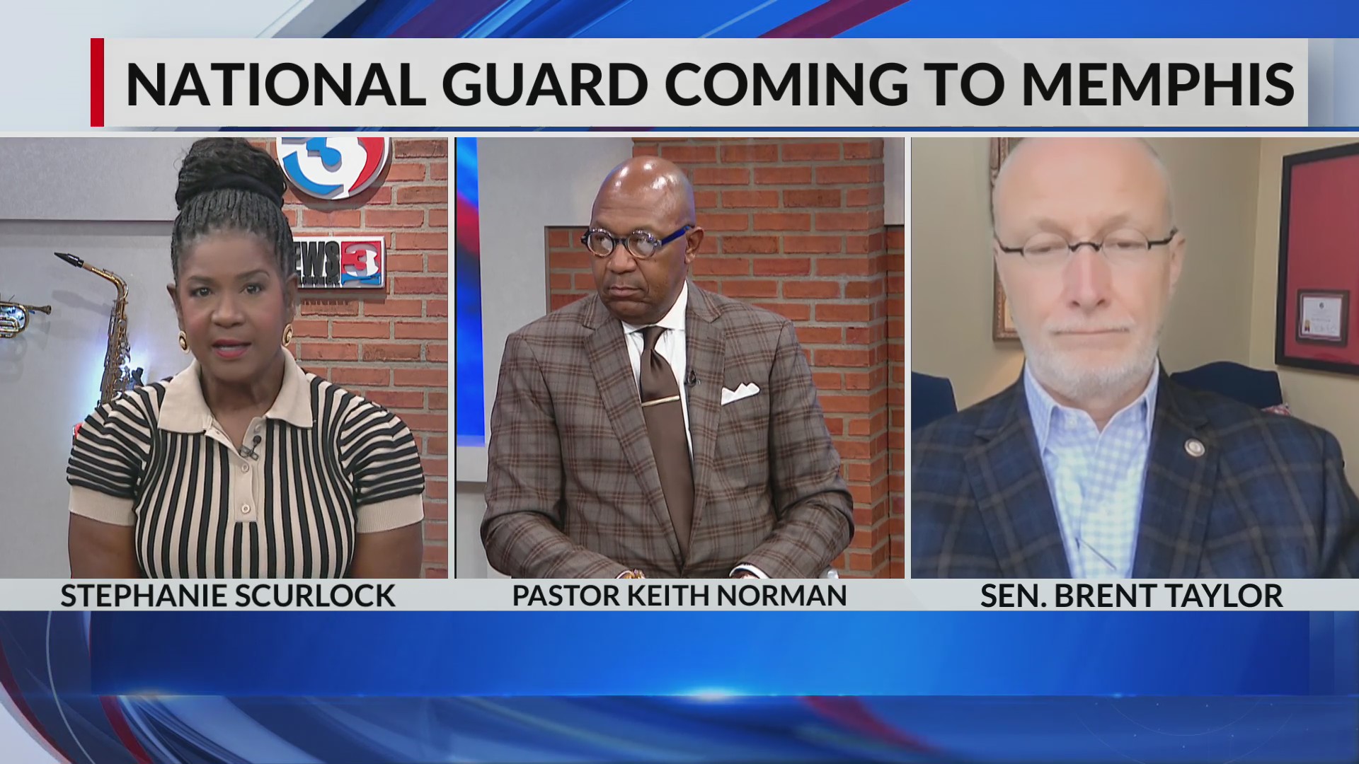 Senator Brent Taylor and Pastor Keith Norman on National Guard coming ...