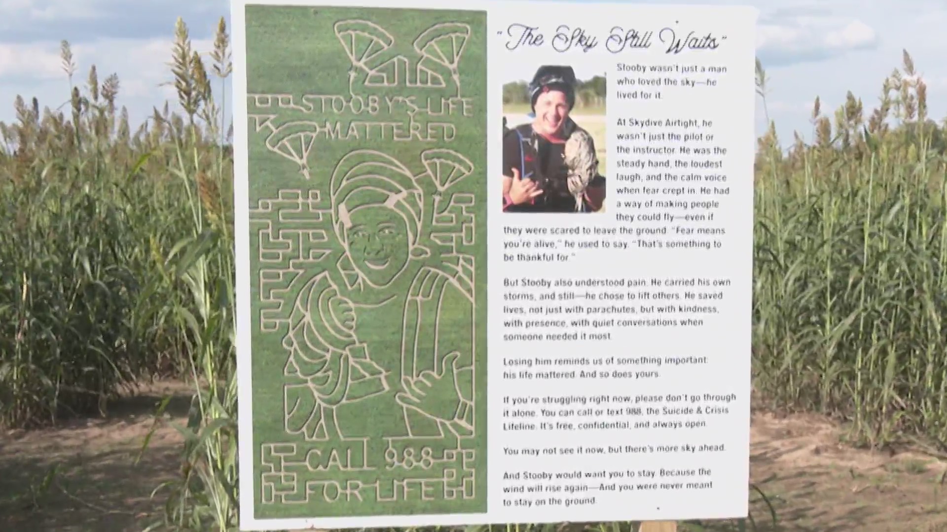 Oklahoma corn maze raises awareness for suicide prevention – KSNF/KODE ...